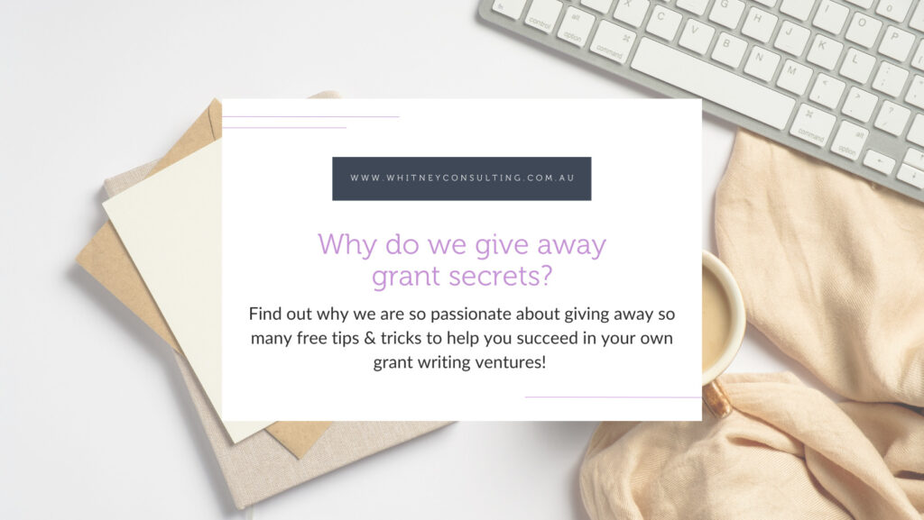 Tips for Grant Acquittals | Whitney Consulting
